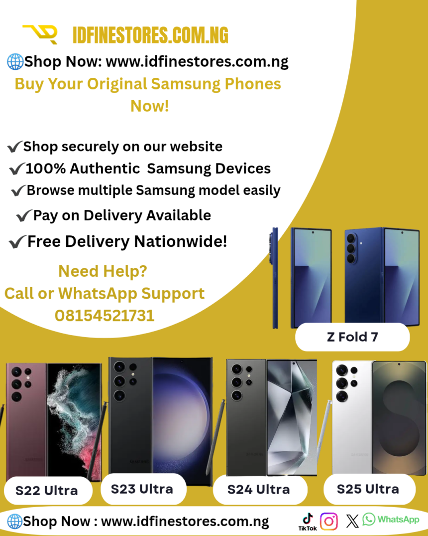 Samsung Galaxy S Series, Note, Fold & Flip Price in Nigeria (2026 ...